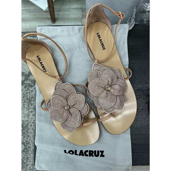 LOLA CRUZ | Shoes | New Lola Cruz Sandal In Nude | Poshmark